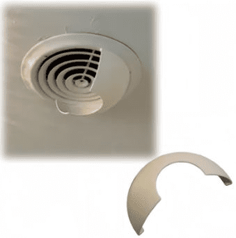 Air Deflector Compatible with McMaster Carr 8", Round Ceiling Diffusers ...
