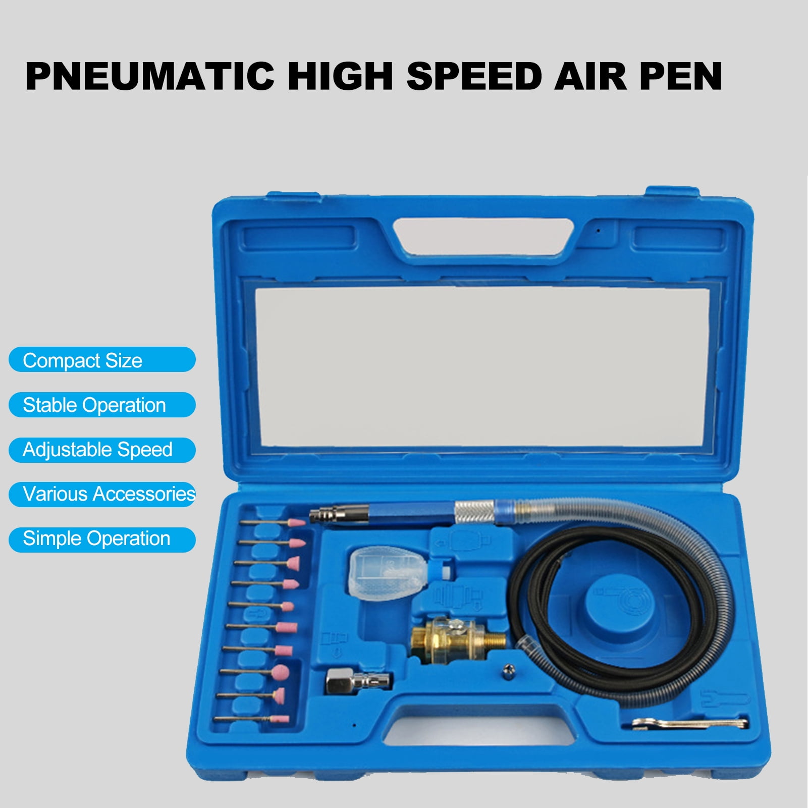 Air Die Grinder Kit Pneumatic Pencil Die Grinder Mini Pencil Polishing Cutting Tool High Speed ...