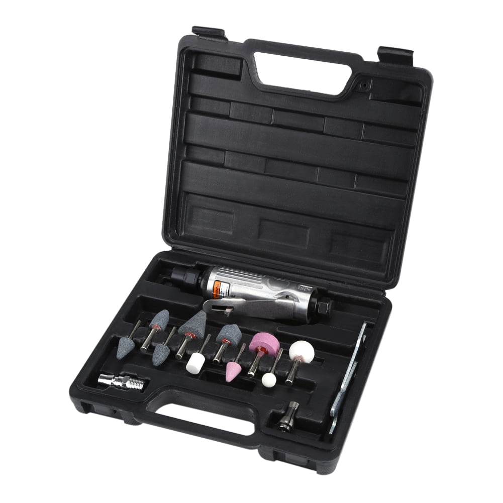 Air Die Grinder Pneumatic Rotary Tool Set with Grinding Heads and ...