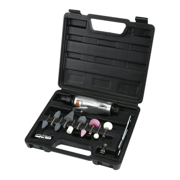 Air Die Grinder Pneumatic Rotary Tool Set with Grinding Heads and ...