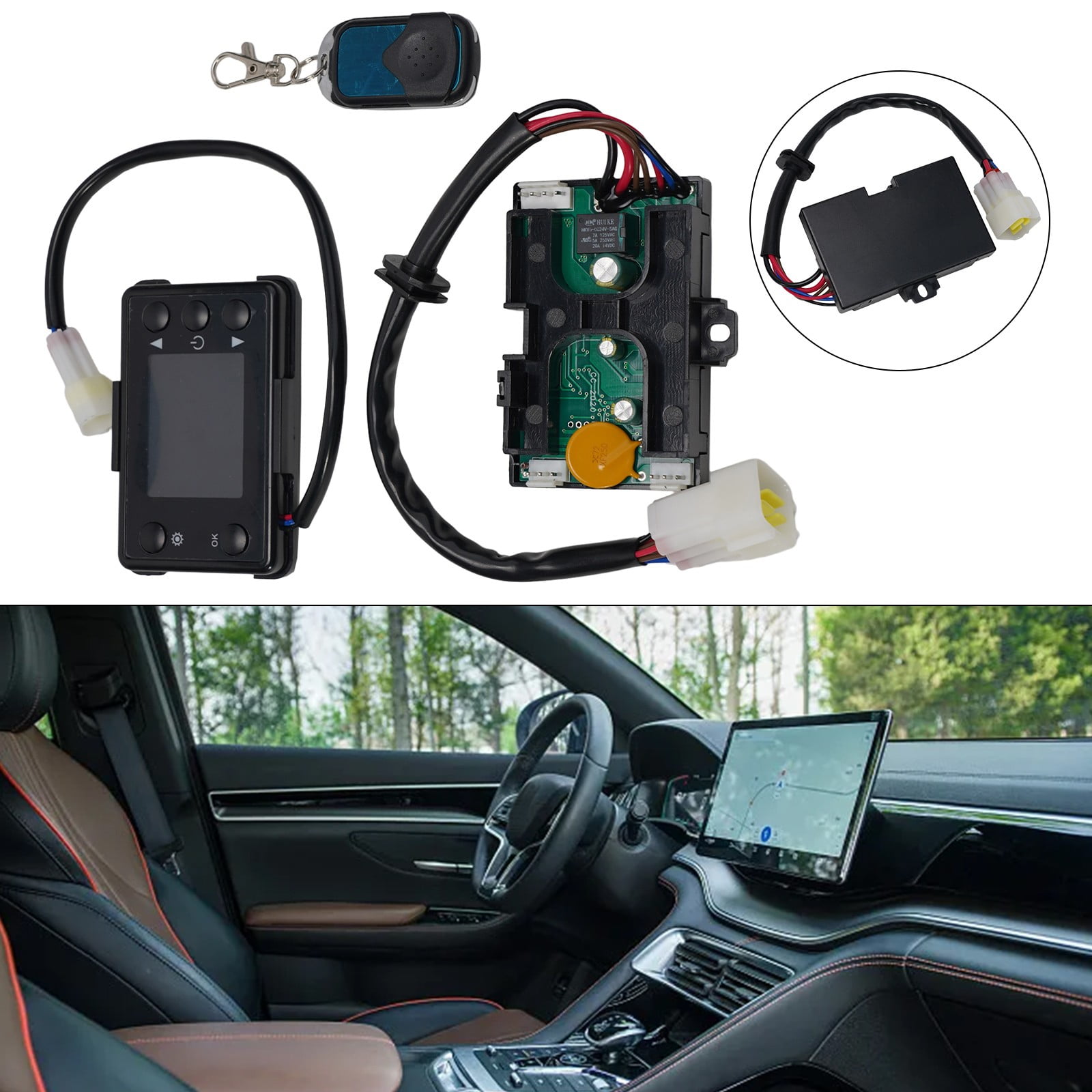 Air Diesel Heater Parking Remote Controller Lcd Monitor Switch ...