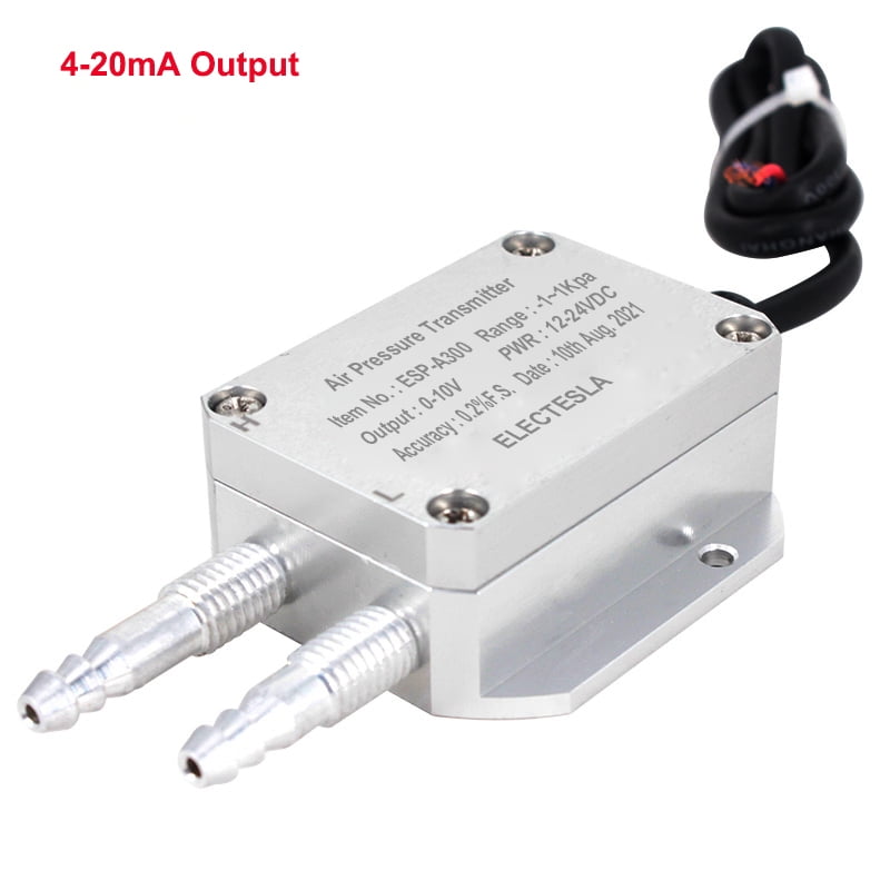 Air Differential Pressure Transducer Input -100-0-100Kpa 4-20mA 0-10V ...