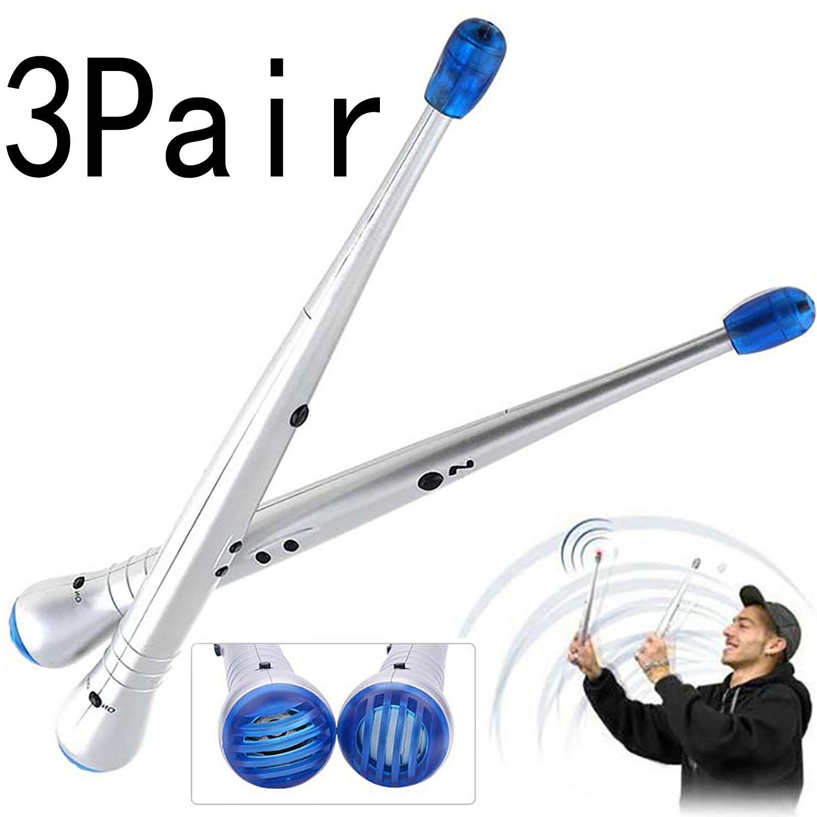 Air Drumsticks,Light Up Drum Sticks,Air Drumsticks For Adults,Drum Sticks Kids,Electronic ...