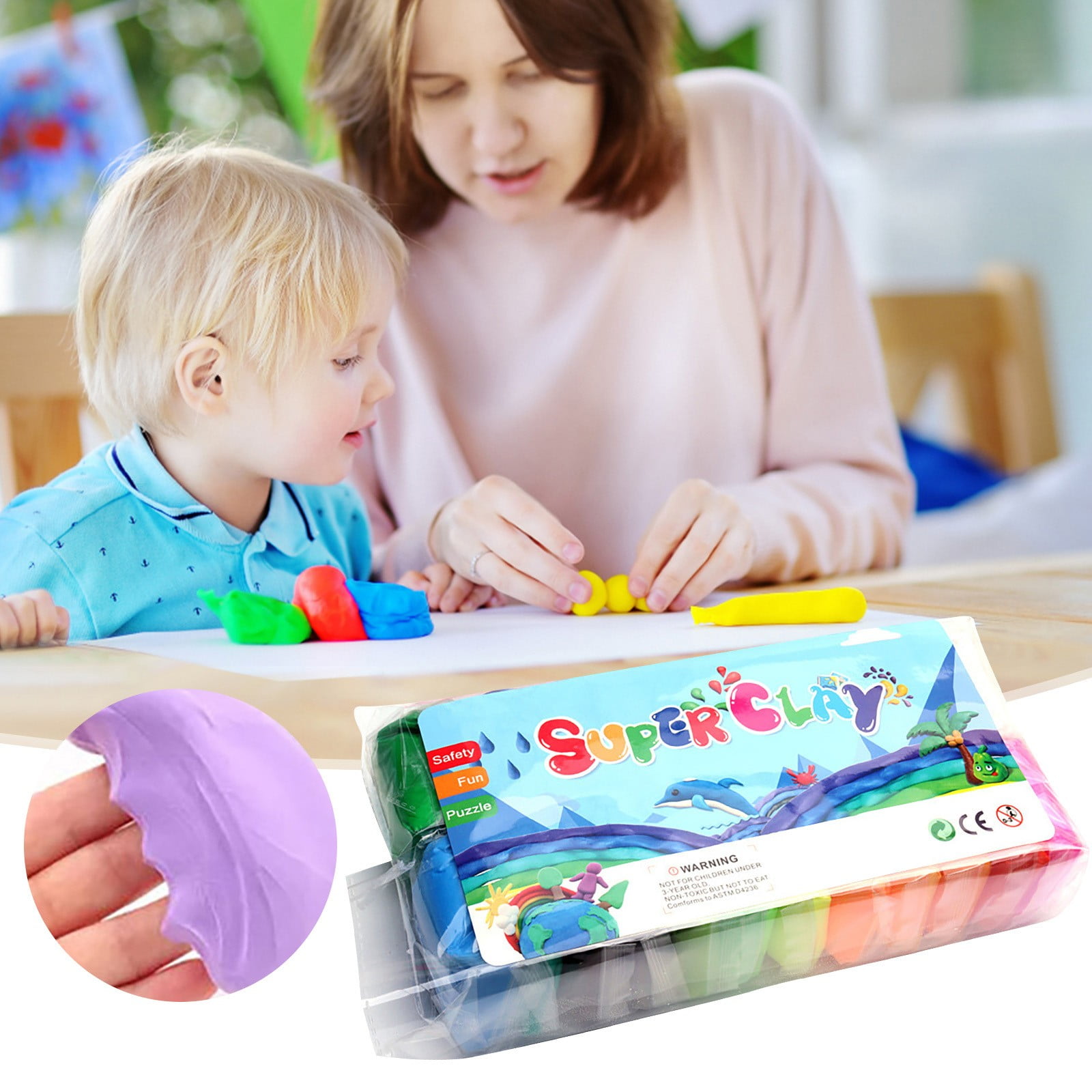 Air Dry Clay 24 Colors Modeling Clay With Sculpting Tools Self Drying ...