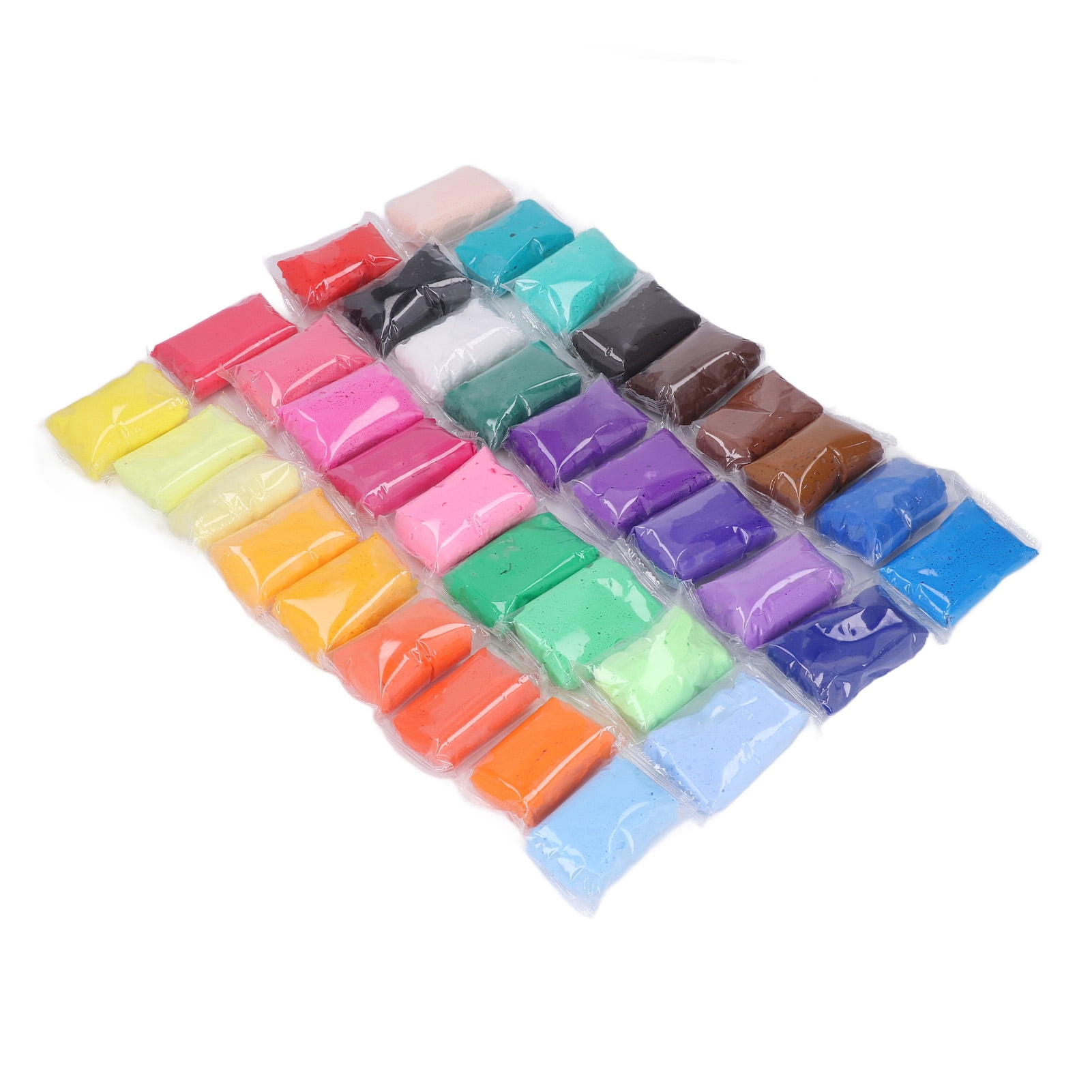 Air Dry Clay,Air Dry Modeling Clay,Dry Clay 36 Colors Children's Space Clay Color Ultra Light ...