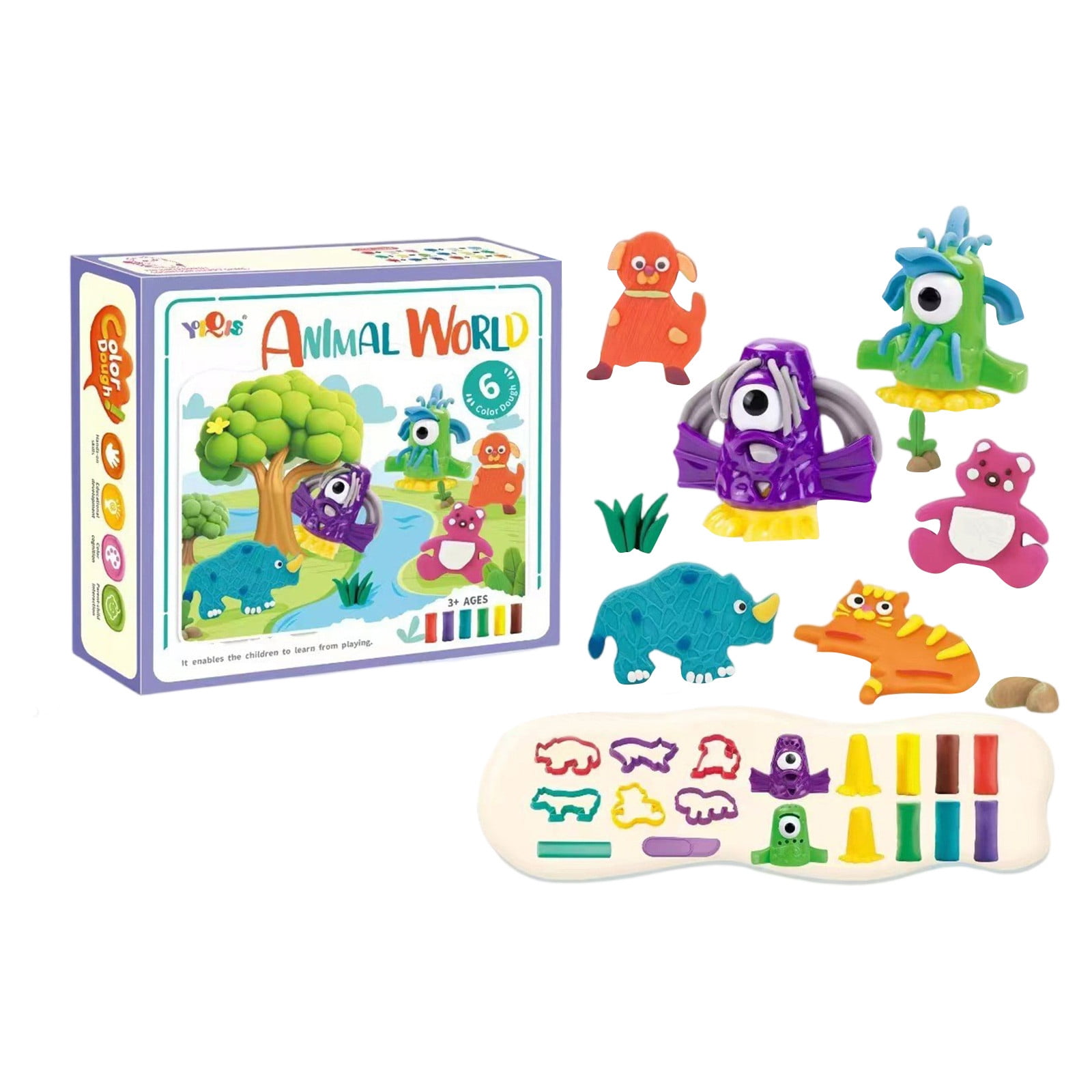Air Dry Clay Kit, 24 Colors Modeling Clay with Tools, Safe and Non ...