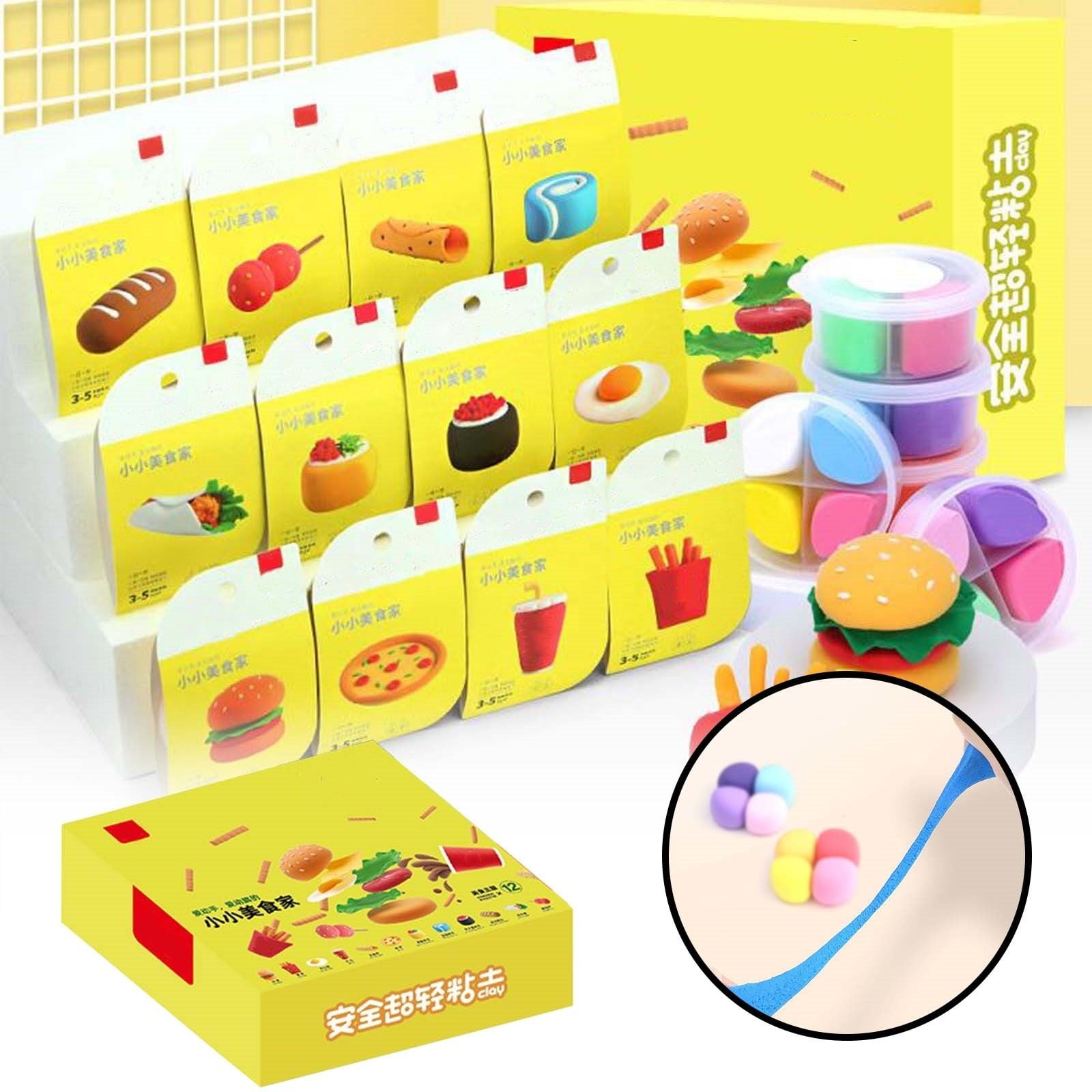 Air Dry Clay Kit For Kids Molding Clay Kits With Tools Super Light DIY ...
