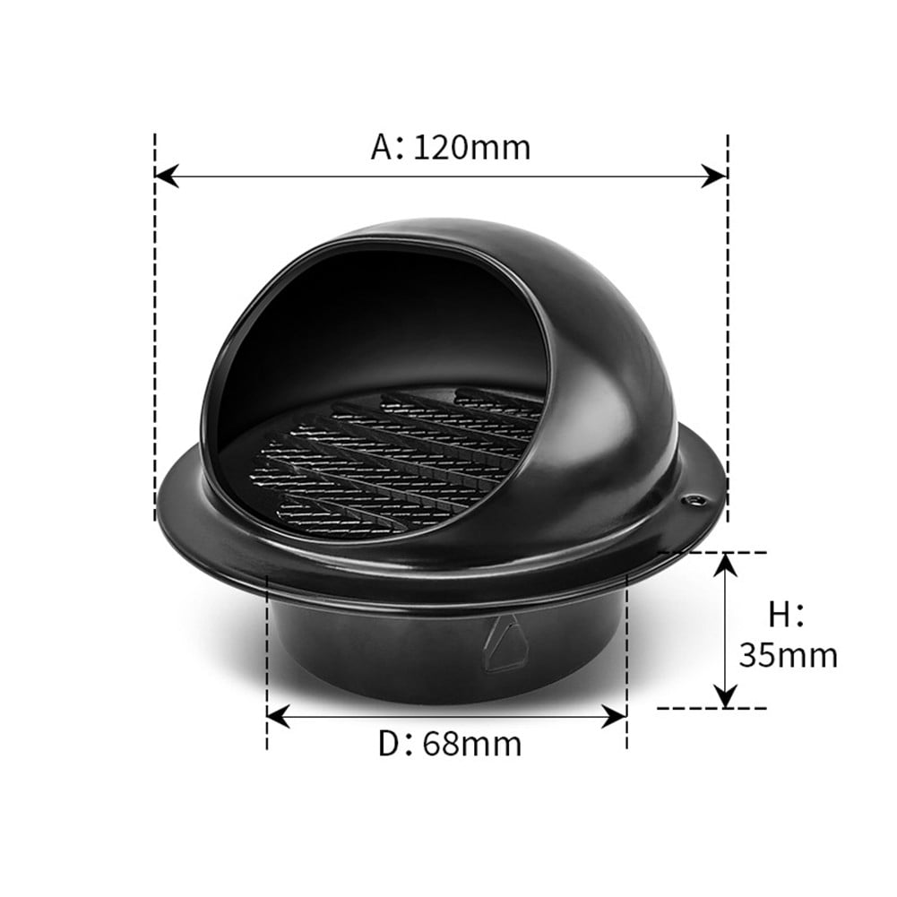 Air Duct Stainless Steel Cover With Polished Edges Rainproof Louver And ...