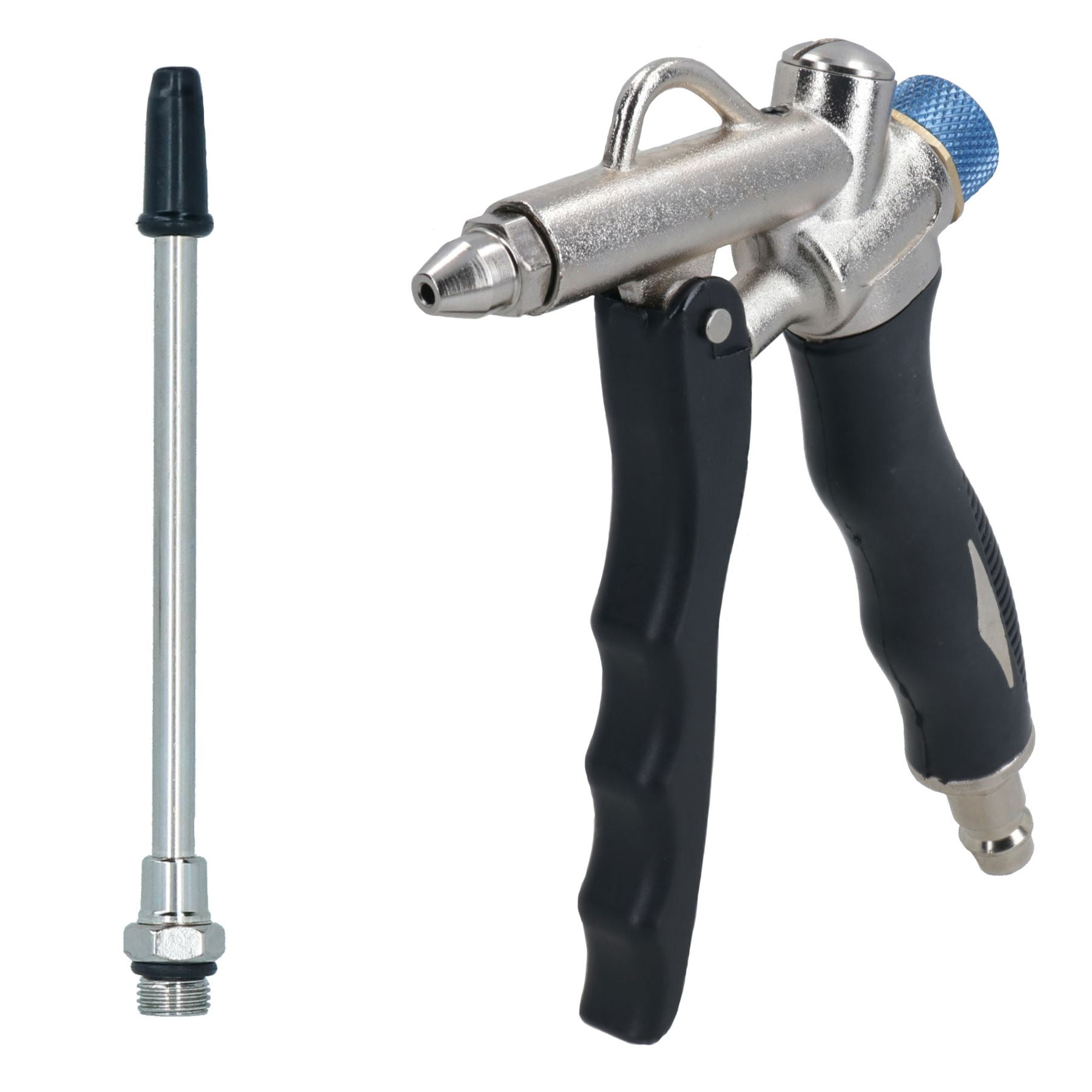 Air Dust Blow Gun Blower Blowing Gun Flow Control Twin Air Inlets 120mm ...