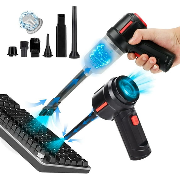Air Duster - Computer Vacuum Cleaner - for Keyboard Cleaning- Cordless ...