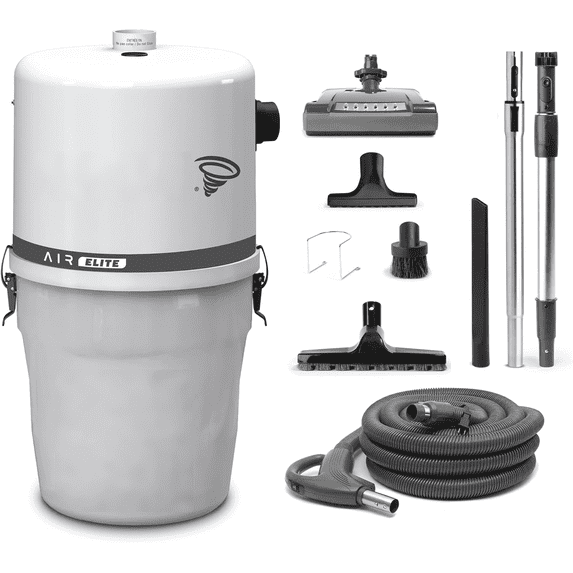 Air Elite 650 AW Home Central Vacuum System Complete Set with Electric ...
