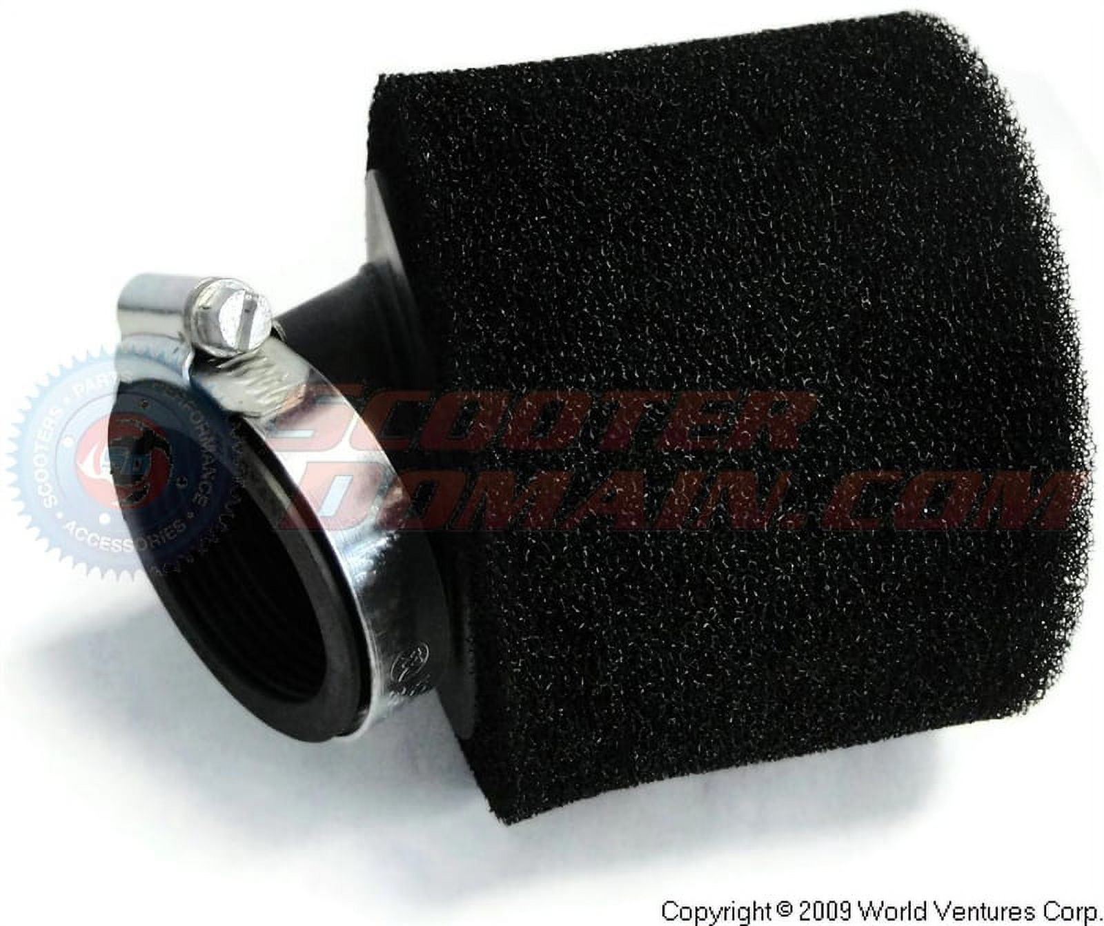 Air Filter - 38mm, 15 Degree Angle, (Sponge) - Scooters, ATVs ...