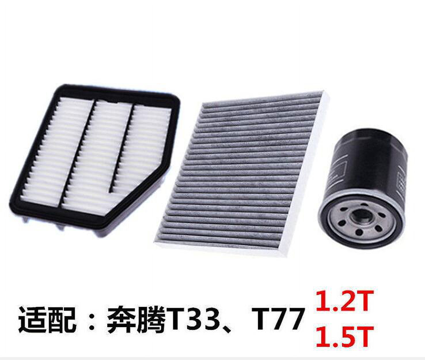 Air Filter + Air Conditioning Filter + Oil Filter for FAW BESTUNE T33 T77 1.2T 1.5T - Walmart.com