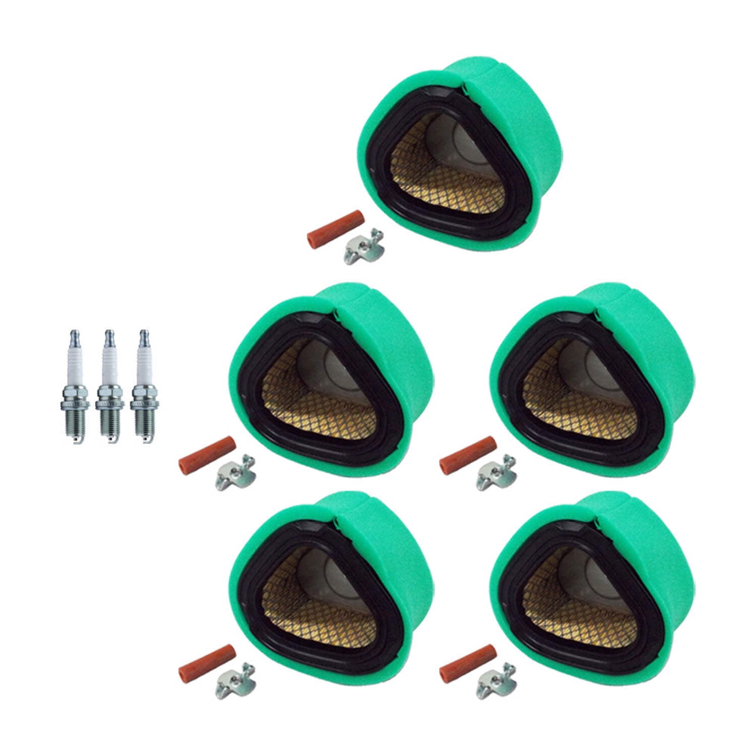 Air Filter And Spark Plug Bundle For John Deere GT225 LT133 LX255 Fits ...