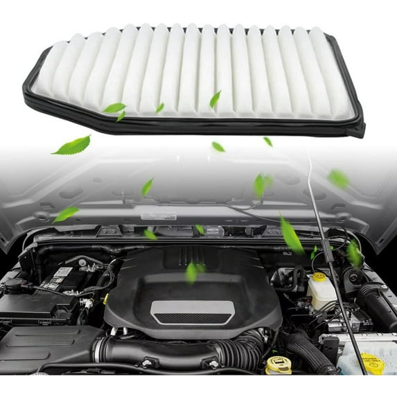 Air Filter, (CA10348) Engine Air Filter Compatible with Wrangler (2007 ...