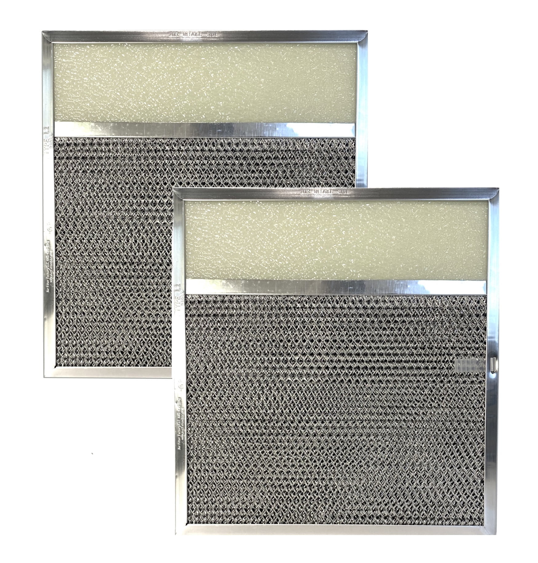 Air Filter Factory 11-1/2 x 11-3/4 x 3/8 Aluminum Charcoal Combo Lens ...
