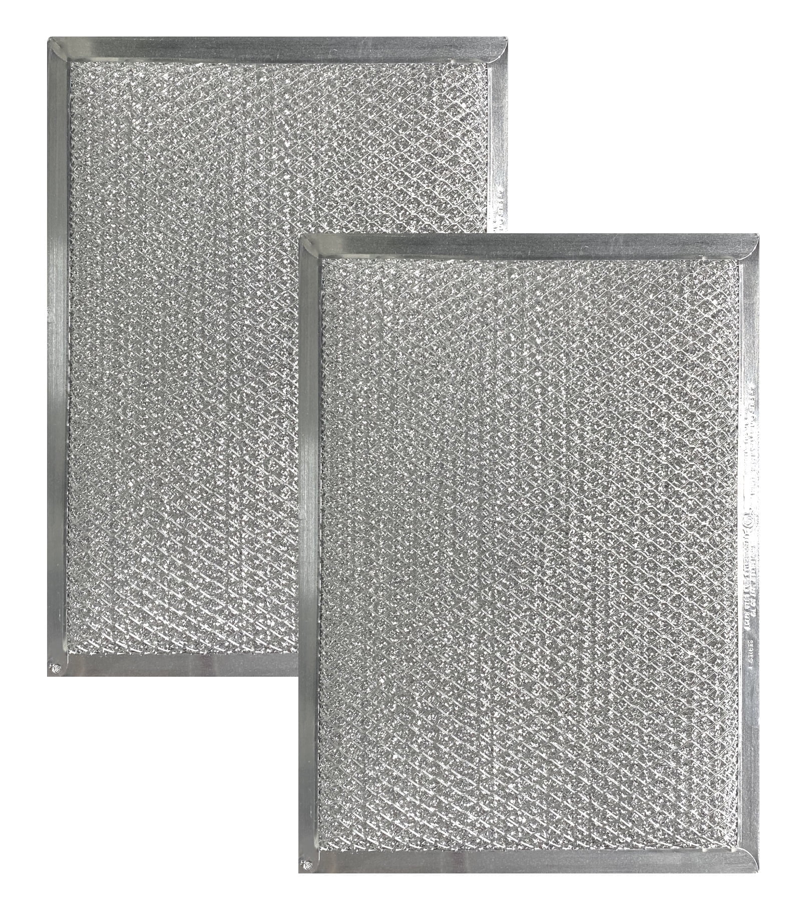 Air Filter Factory 2-Pack 8 x 11 x 3/8 Aluminum Grease Filters for ...