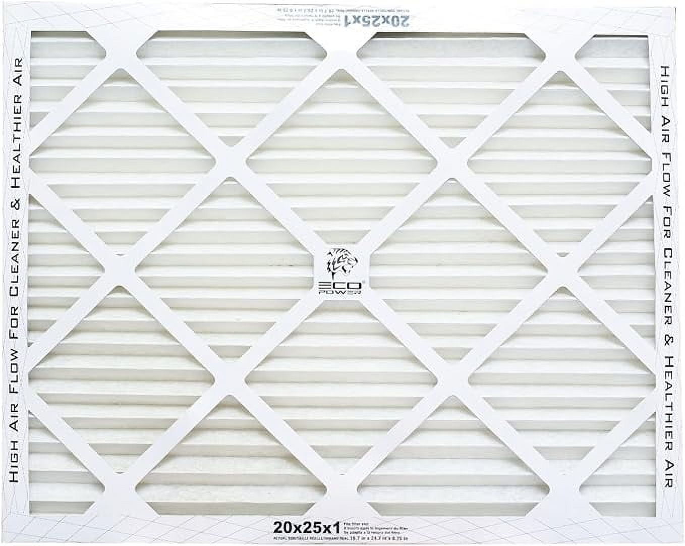 Air Filter MERV 10 (2-Pack) - Pleated Air Conditioner HVAC AC Furnace ...