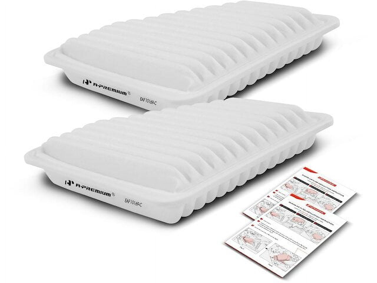 Air Filter Set 2 - Compatible with 2008 - 2015 Scion xB Base 2.4L 4 ...