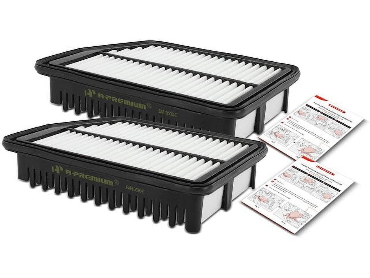 Air Filter Set 2 - Compatible with 2013 - 2018 Kia Forte - Autopart ...