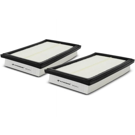 Air Filter Set 2 - Compatible with 2015 - 2018 Mercedes-Benz C300 2.0L ...