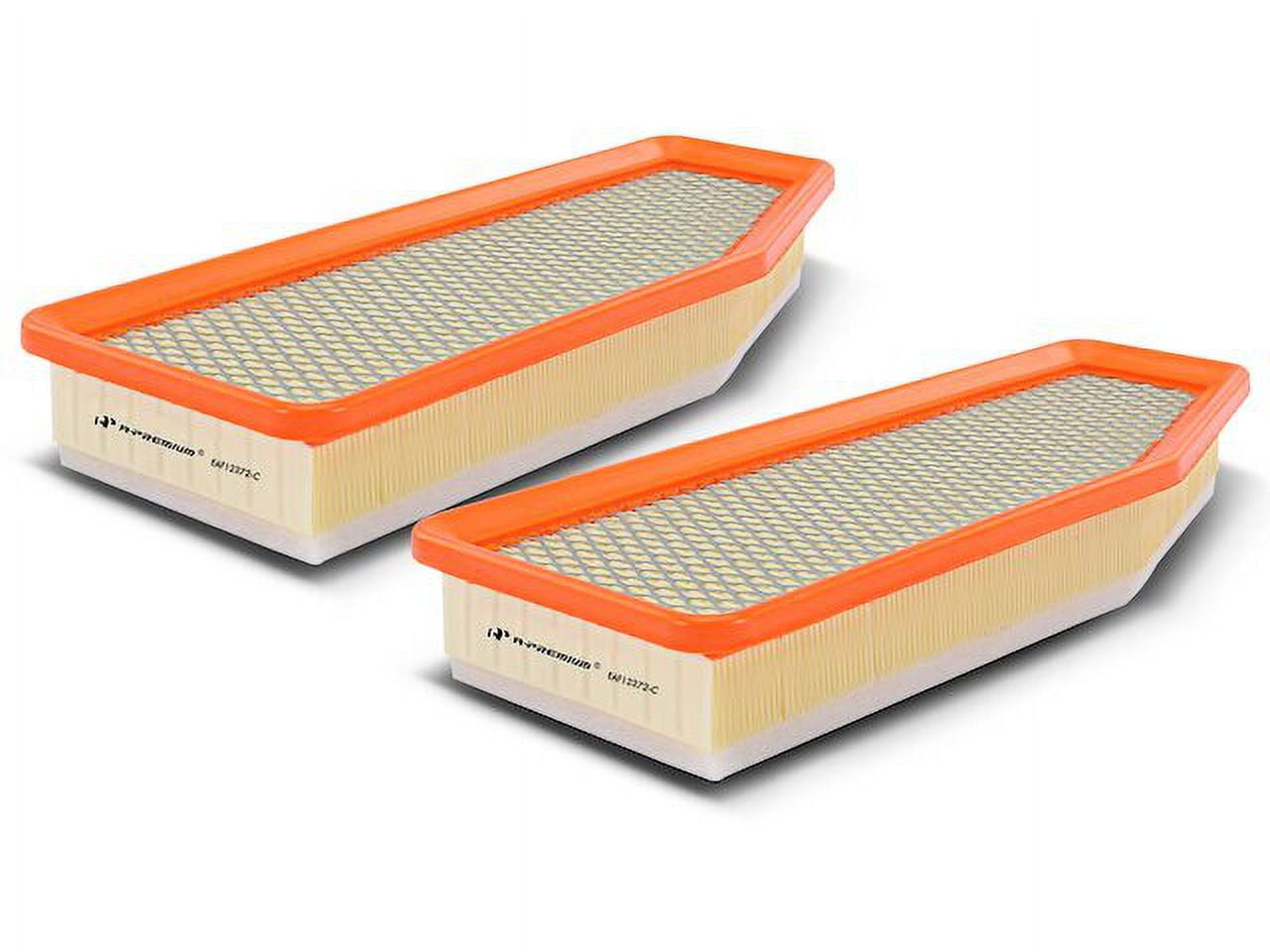 Air Filter Set 2 - Compatible with 2019 - 2022 Jeep Cherokee 2.0L 4 ...