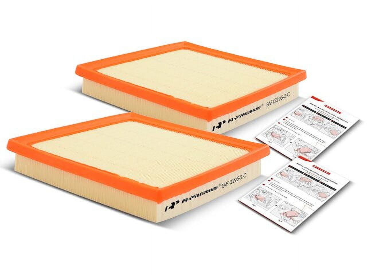 Air Filter Set 2 - Compatible with 2019 - 2022 Subaru Forester 2.5L H4 ...