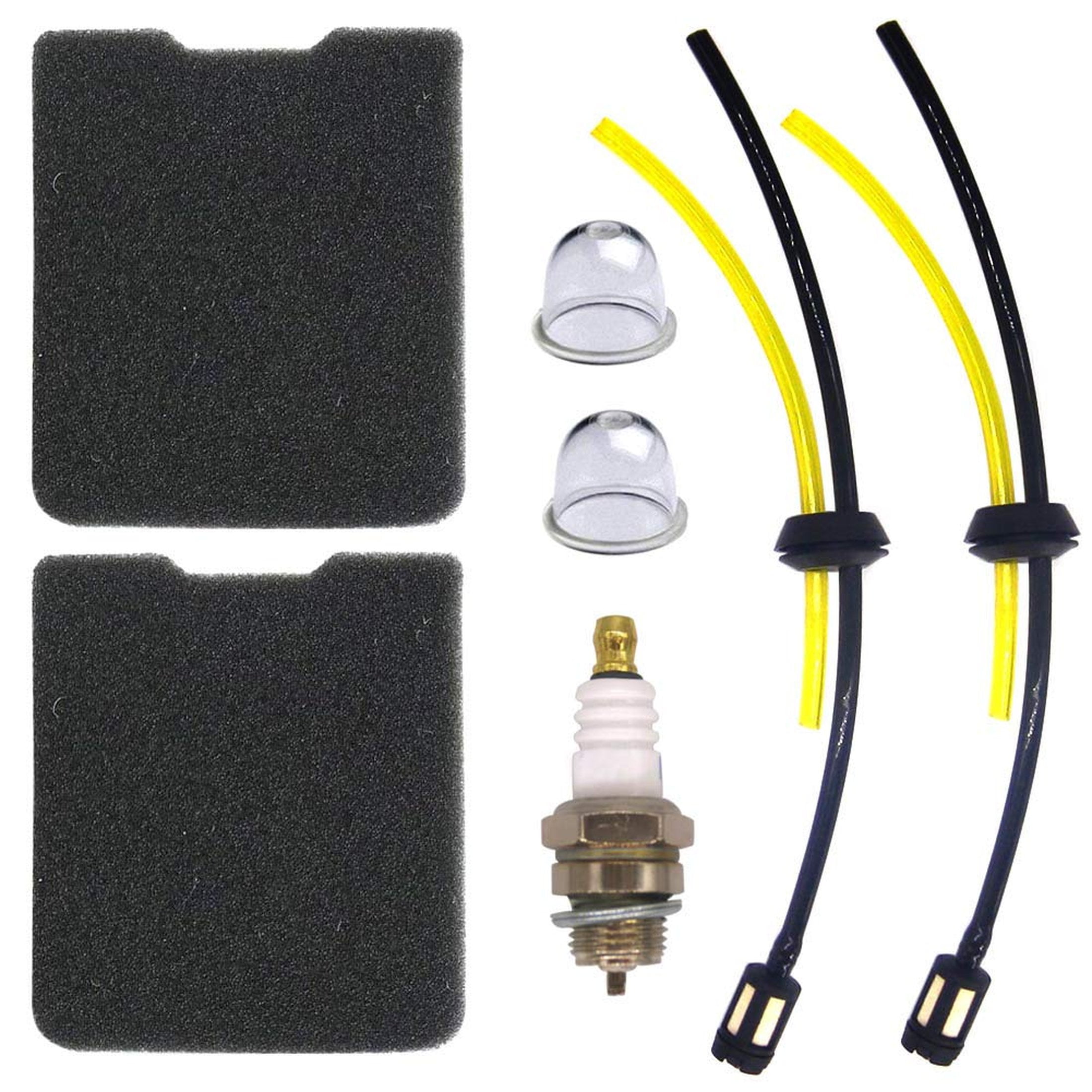 Air Filter and Fuel Line Kit with Primer Bulb for Husqvarna Leaf ...