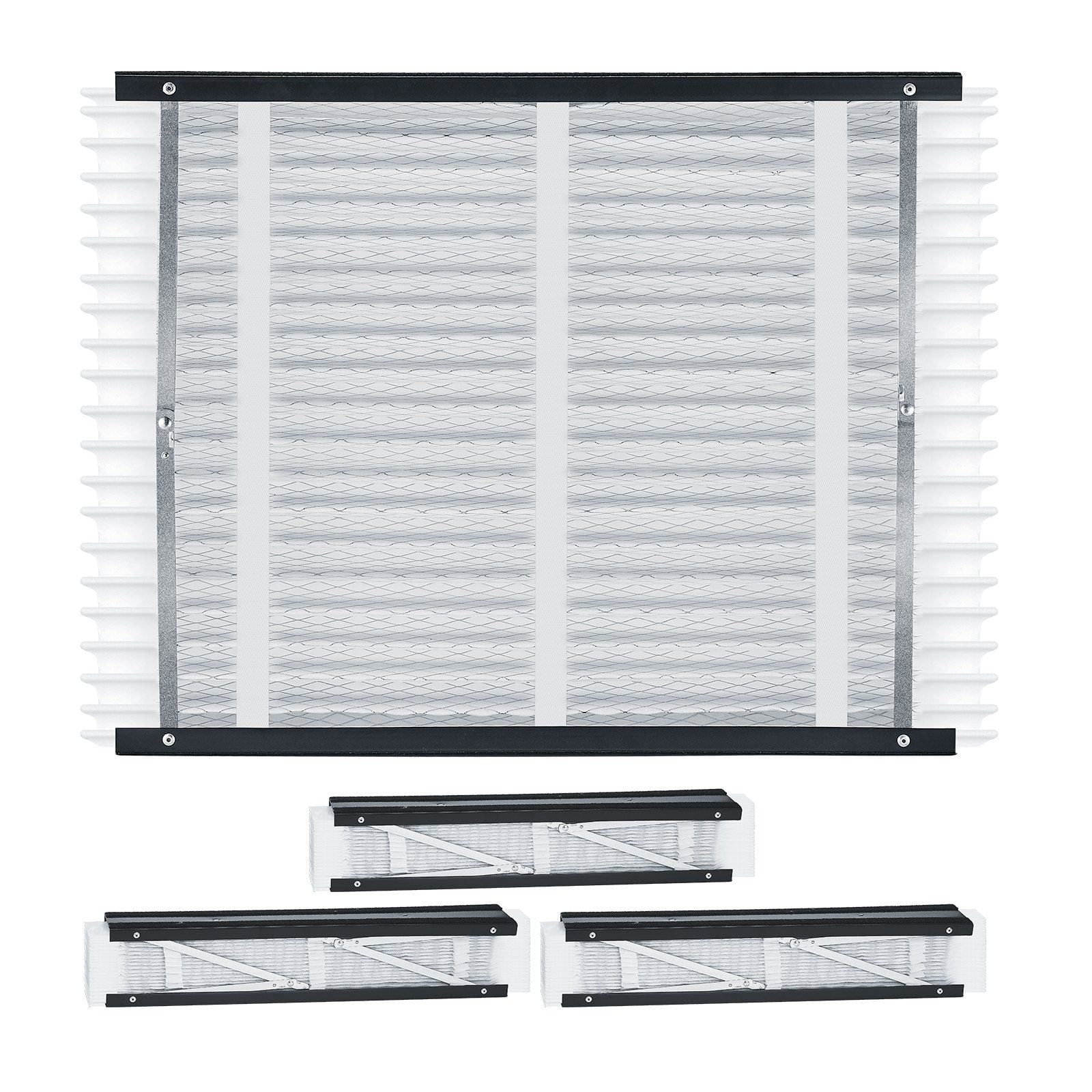 Air Filters MERV 11 Electrostatic Pleated HVAC Furnace Filter 4-Pack ...