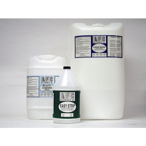 Air Filtration BC-5ES Peelable Paint Booth Coating, White, 5 Gallon ...