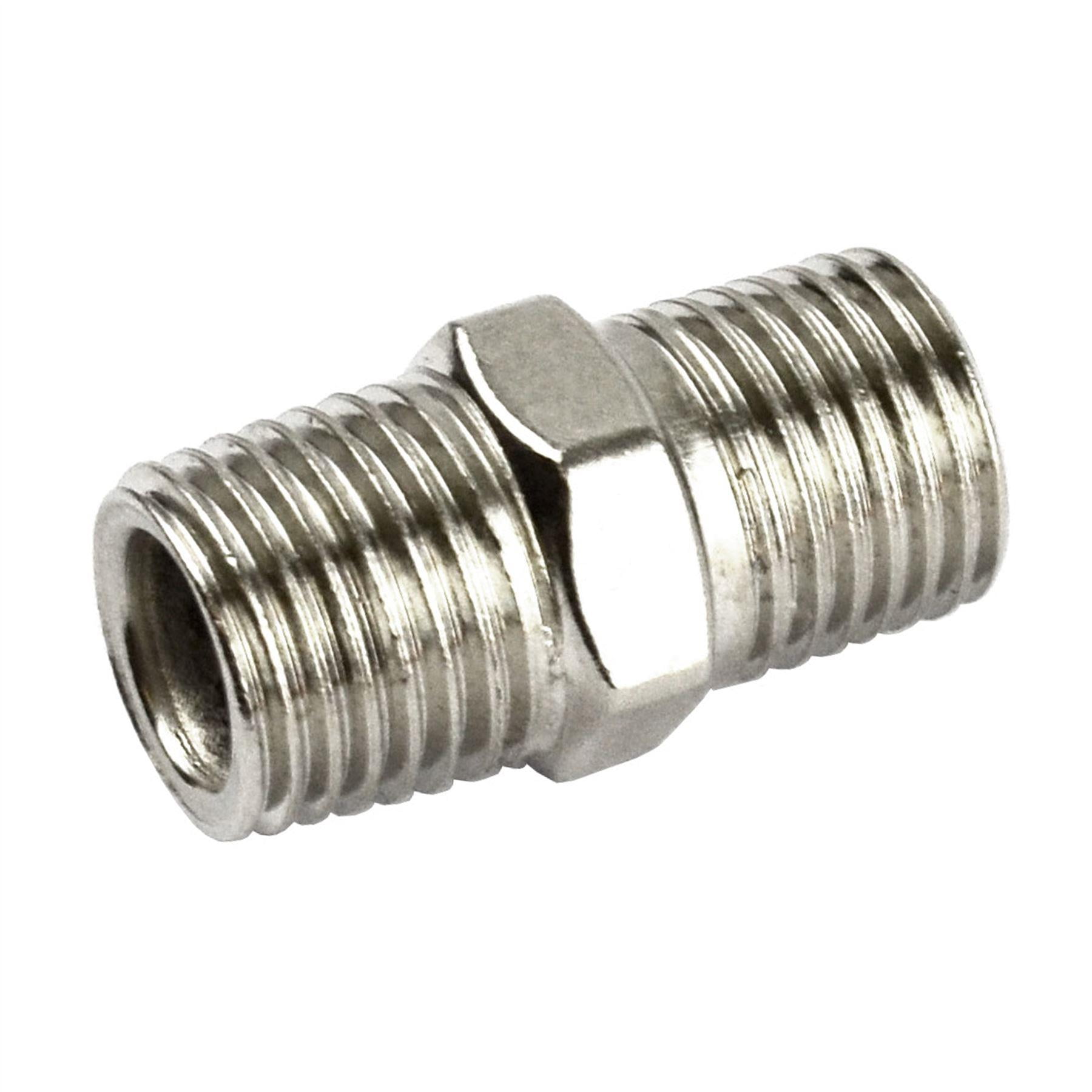 Air Fitting 1/4" Male Thread to 1/4" Male Thread FT01 - Walmart.com