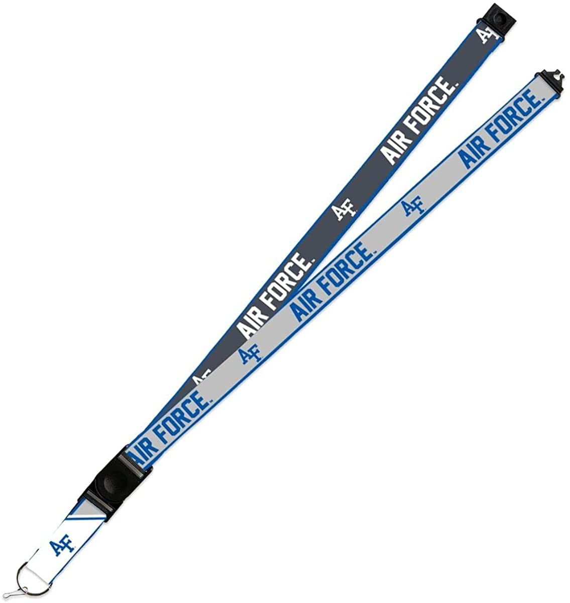 Air Force Academy Falcons Lanyard Keychain 2-sided Breakaway Clip GRAY ...