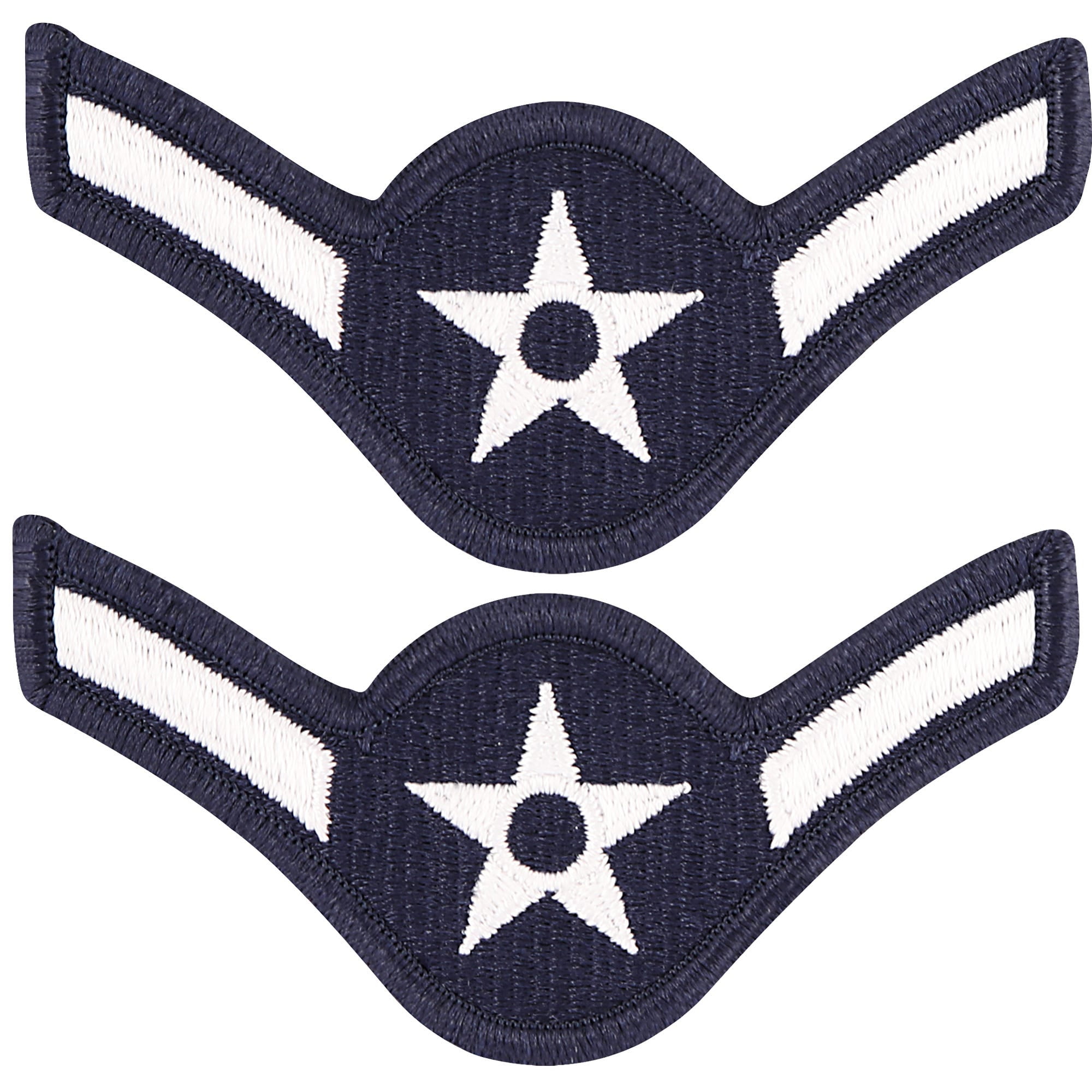Air Force Airman E-2 Full Color Embroidered Enlisted Rank - Large Size ...