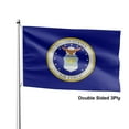 Air Force Crest Emblem Flags 4.85*8FT Outdoor Made in USA-Double Sided ...