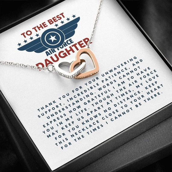 Air Force Daughter Necklace Gift, Military Family Jewelry, Daughter of ...