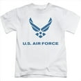 Air Force-Distressed Logo - Short Sleeve Juvenile 18-1 Tee- White ...