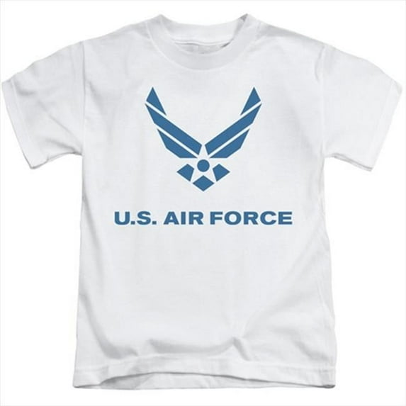 Air Force-Distressed Logo - Short Sleeve Juvenile 18-1 Tee- White ...