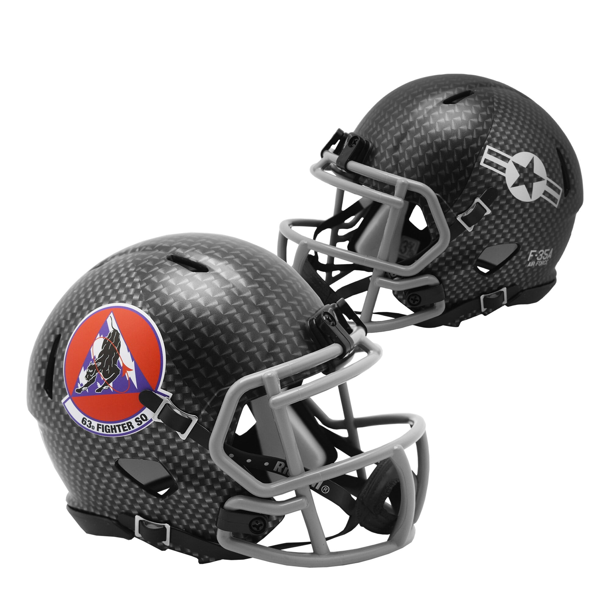 Air Force Falcons 63rd Fighter Squad Riddell NCAA Speed Mini Helmet ...