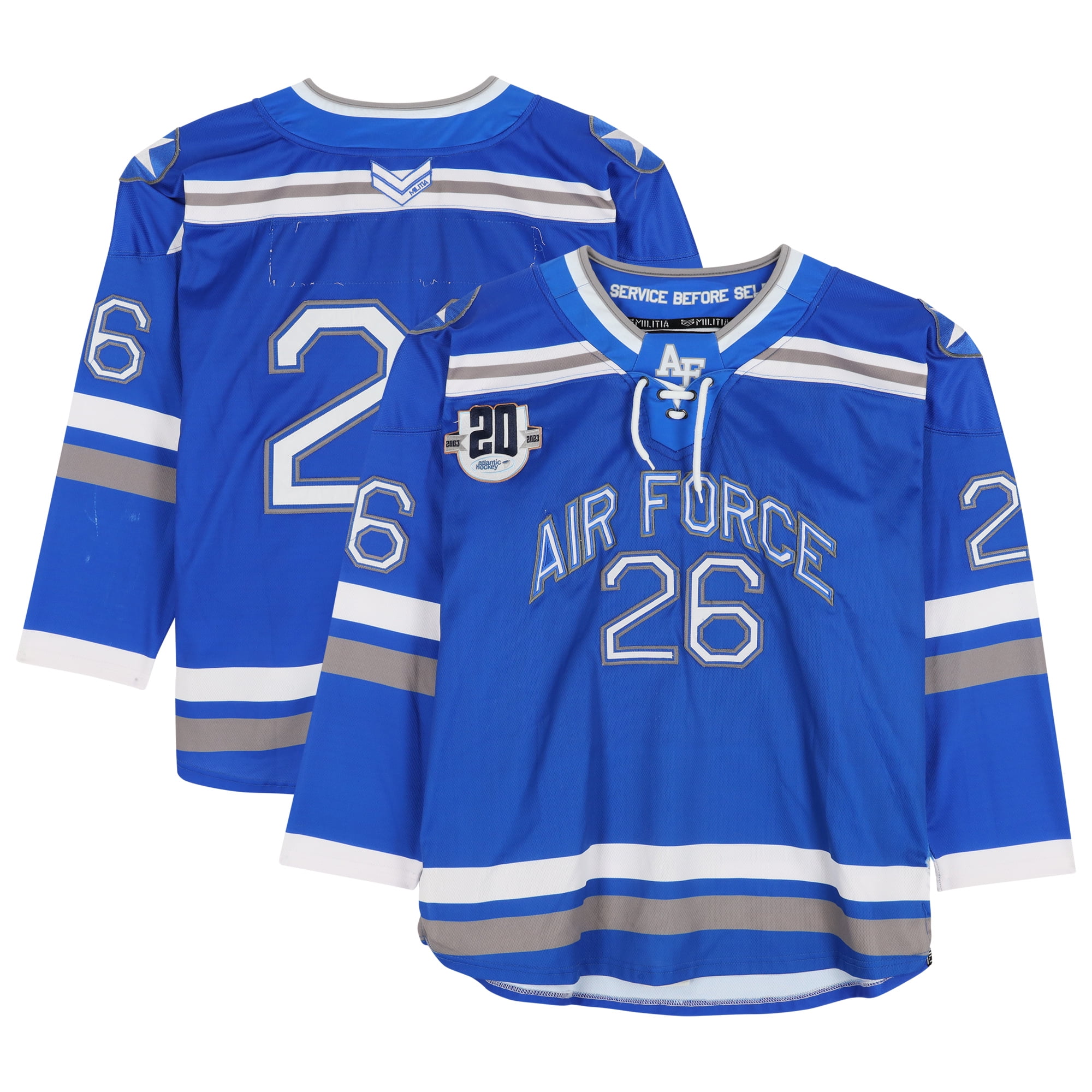 Air Force Falcons Team-Issued #26 Blue Jersey with 20th Anniversary ...