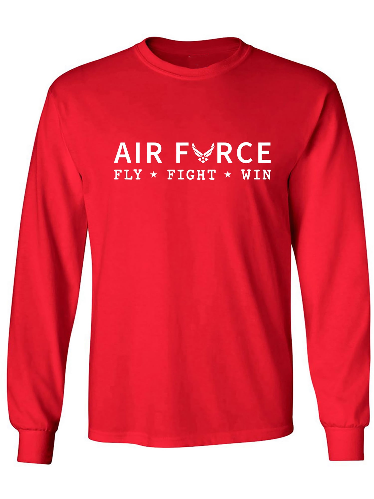 Air Force Fly Fight Win Adult Long Sleeve T-shirt - Walmart.com
