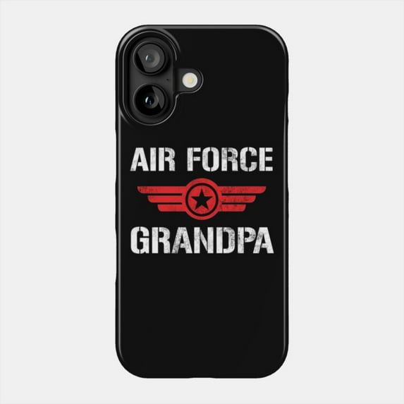 Air Force Grandpa Themed Case for iPhone 11,12,13,14,15,16,17 Proud ...