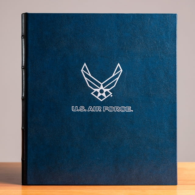 Air Force Leather Presentation Binder - 3/4" With Hubbed Spine, by ...