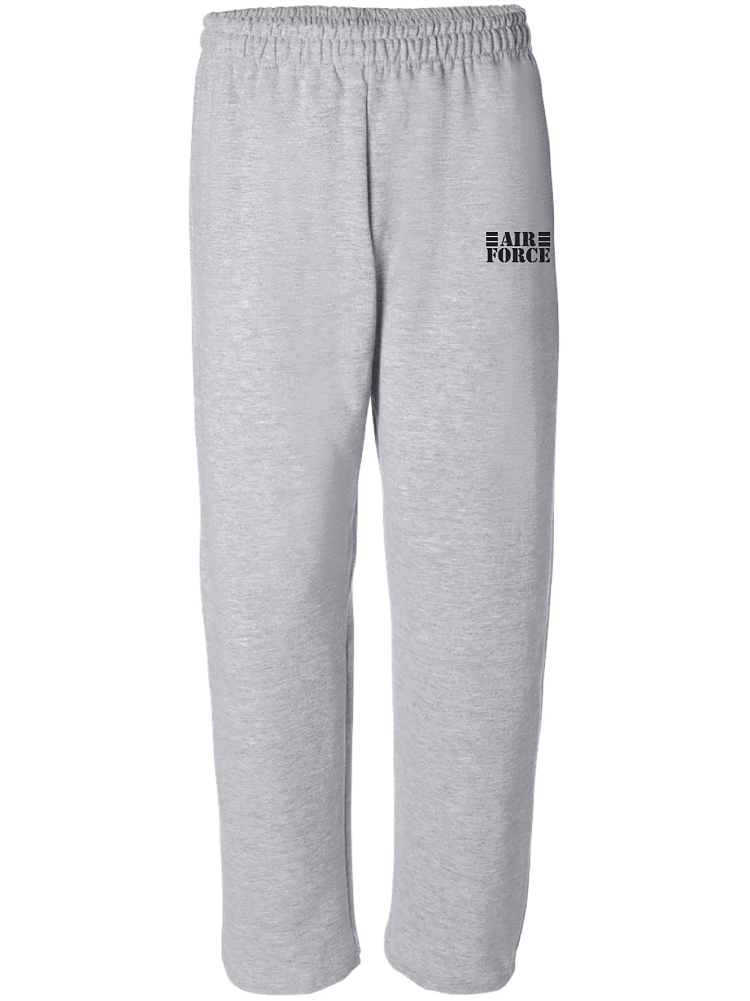 Air Force Lines Black Ink Open Bottom Sweatpants - Walmart.com