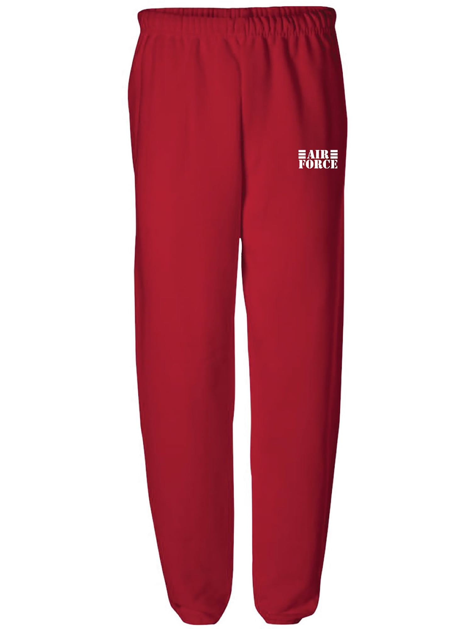Air Force Lines White Ink Elastic Bottom Sweatpants - Walmart.com