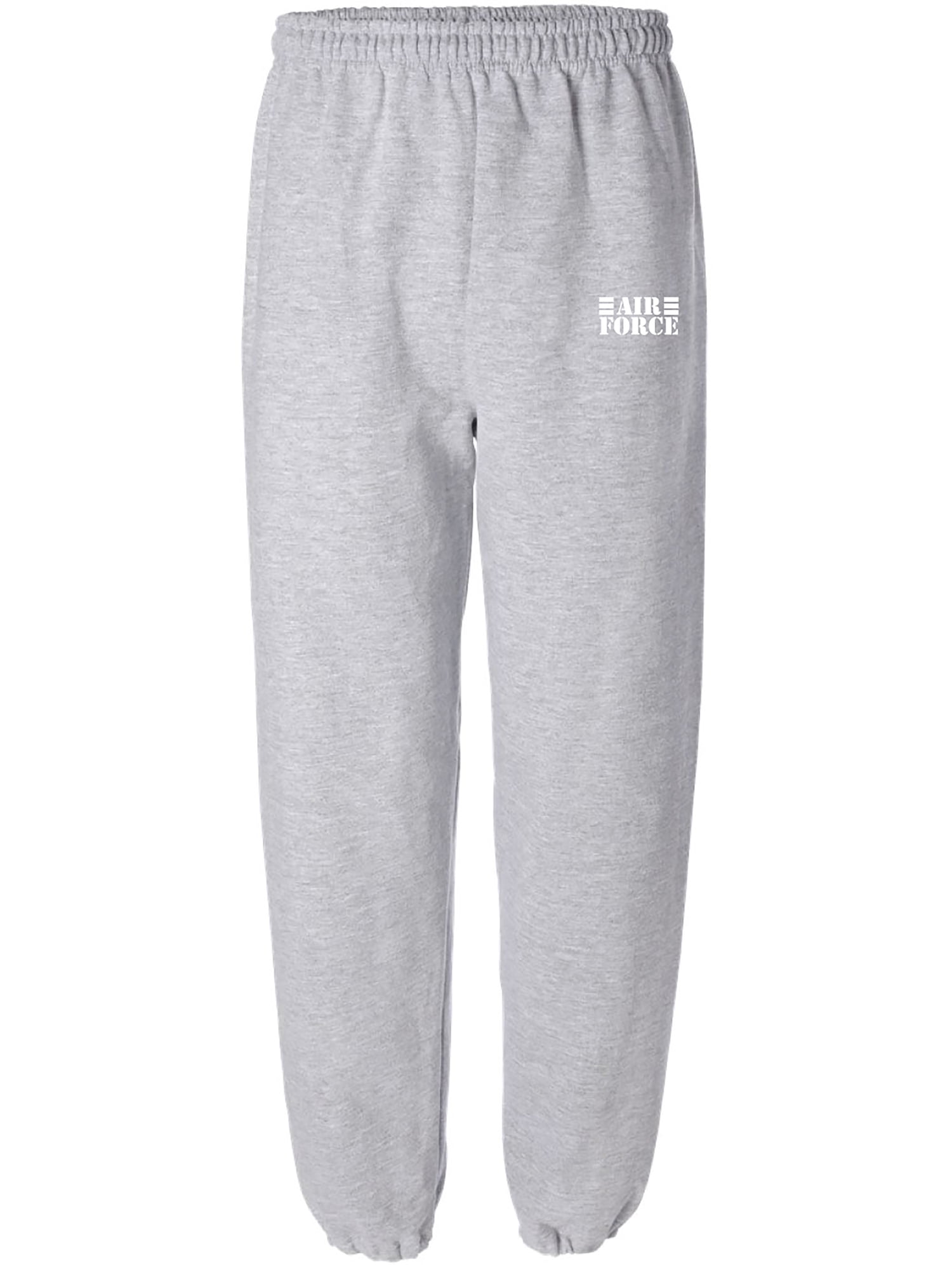 Air Force Lines White Ink Elastic Bottom Sweatpants - Walmart.com