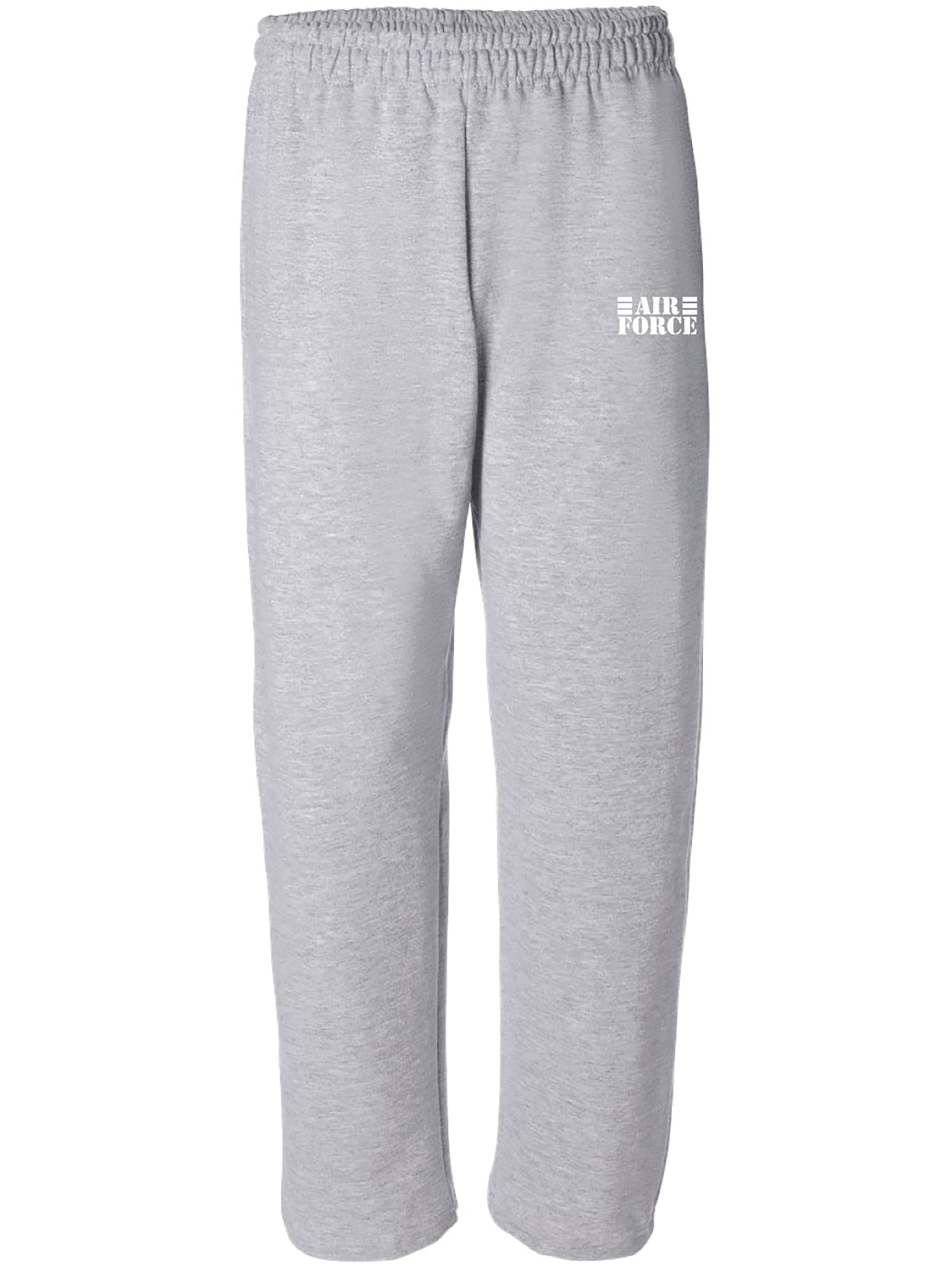Air Force Lines White Ink Open Bottom Sweatpants - Walmart.com