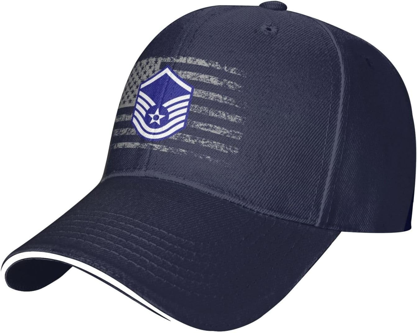 Air Force Master Sergeant 1st SGT Diamond Rank Hat Baseball Cap Duck ...