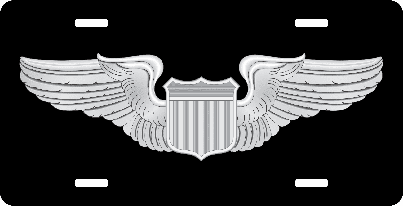 Air Force Pilot Wings License Plate - Walmart.com