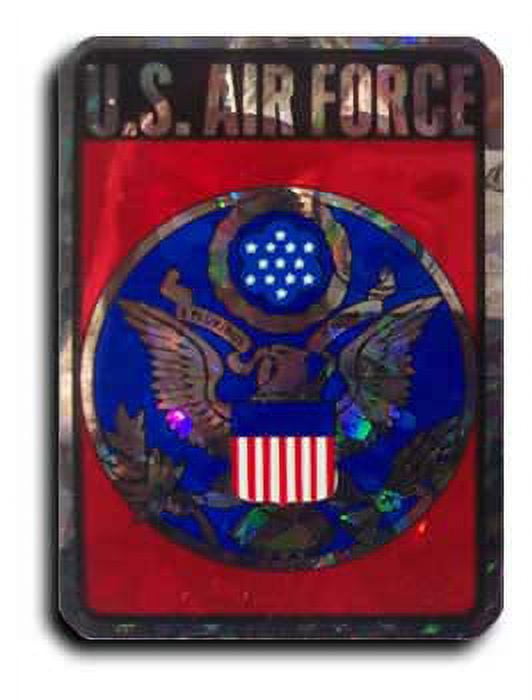 Air Force Reflective Decal (Rectangular Seal) - Walmart.com