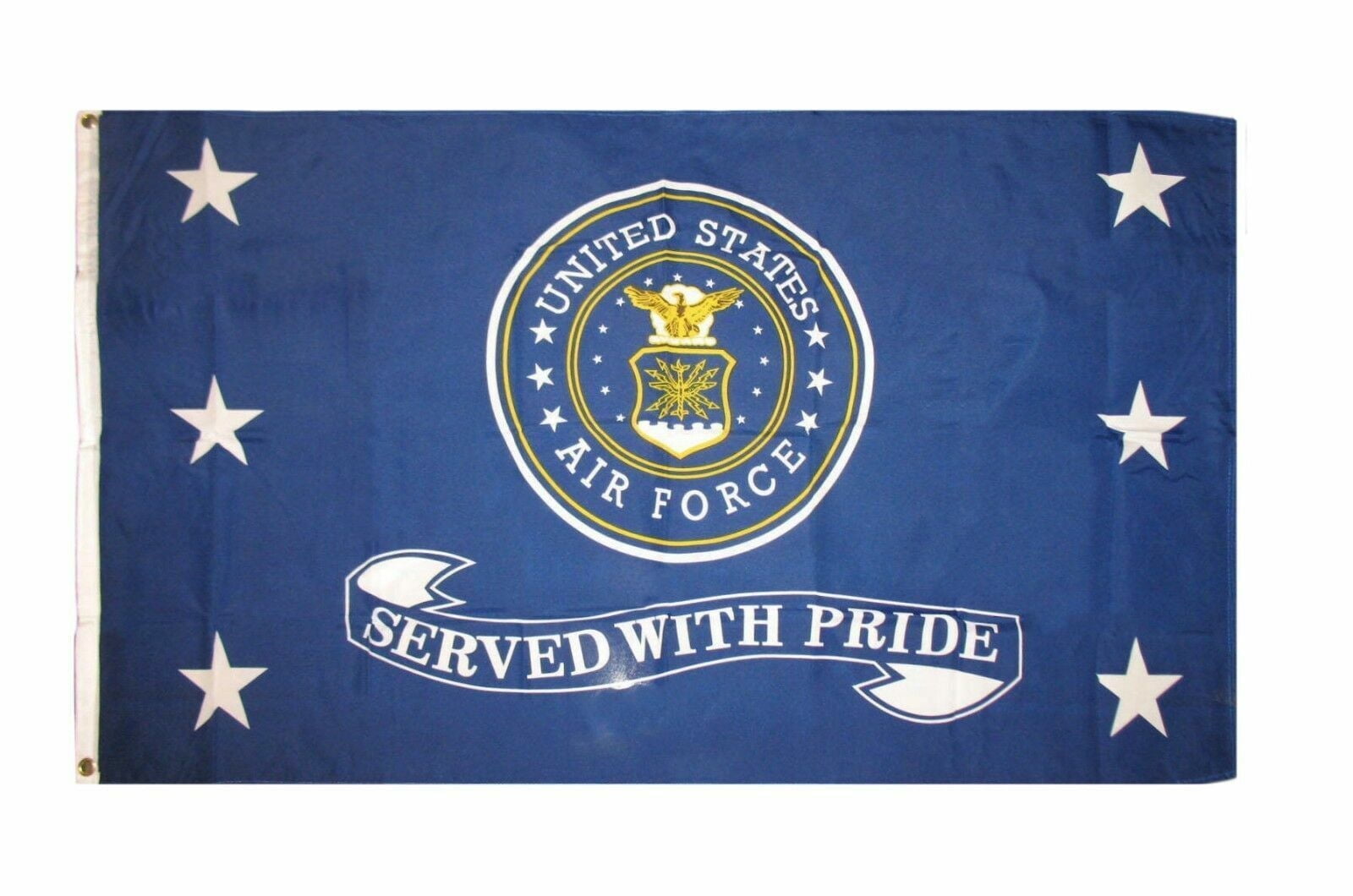 Air Force Served With Pride Flag 3x5 USAF Veteran Vet Retired US ...